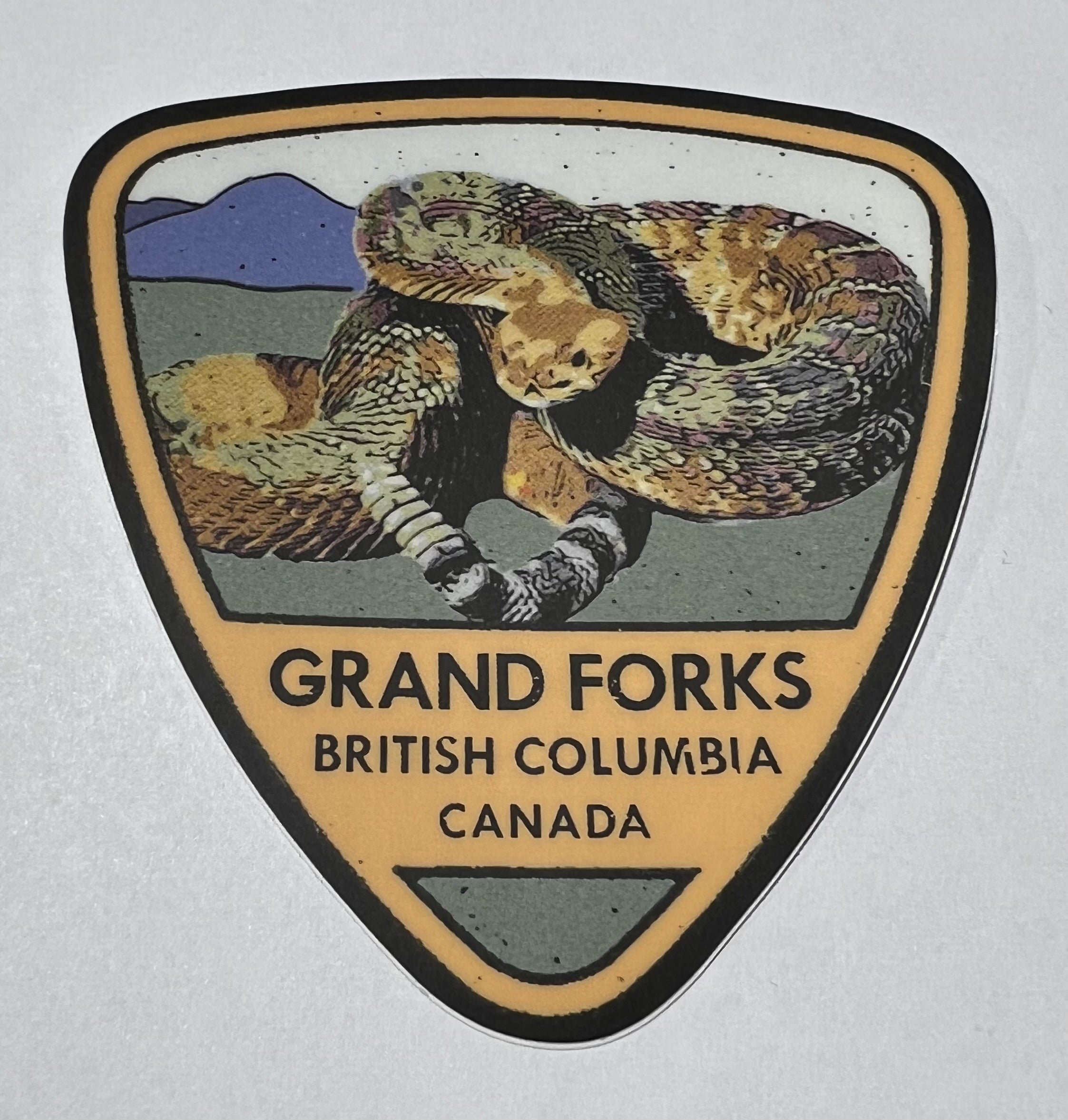 Grand Forks Rattlesnake Sticker – Fresh Tracks Outdoors